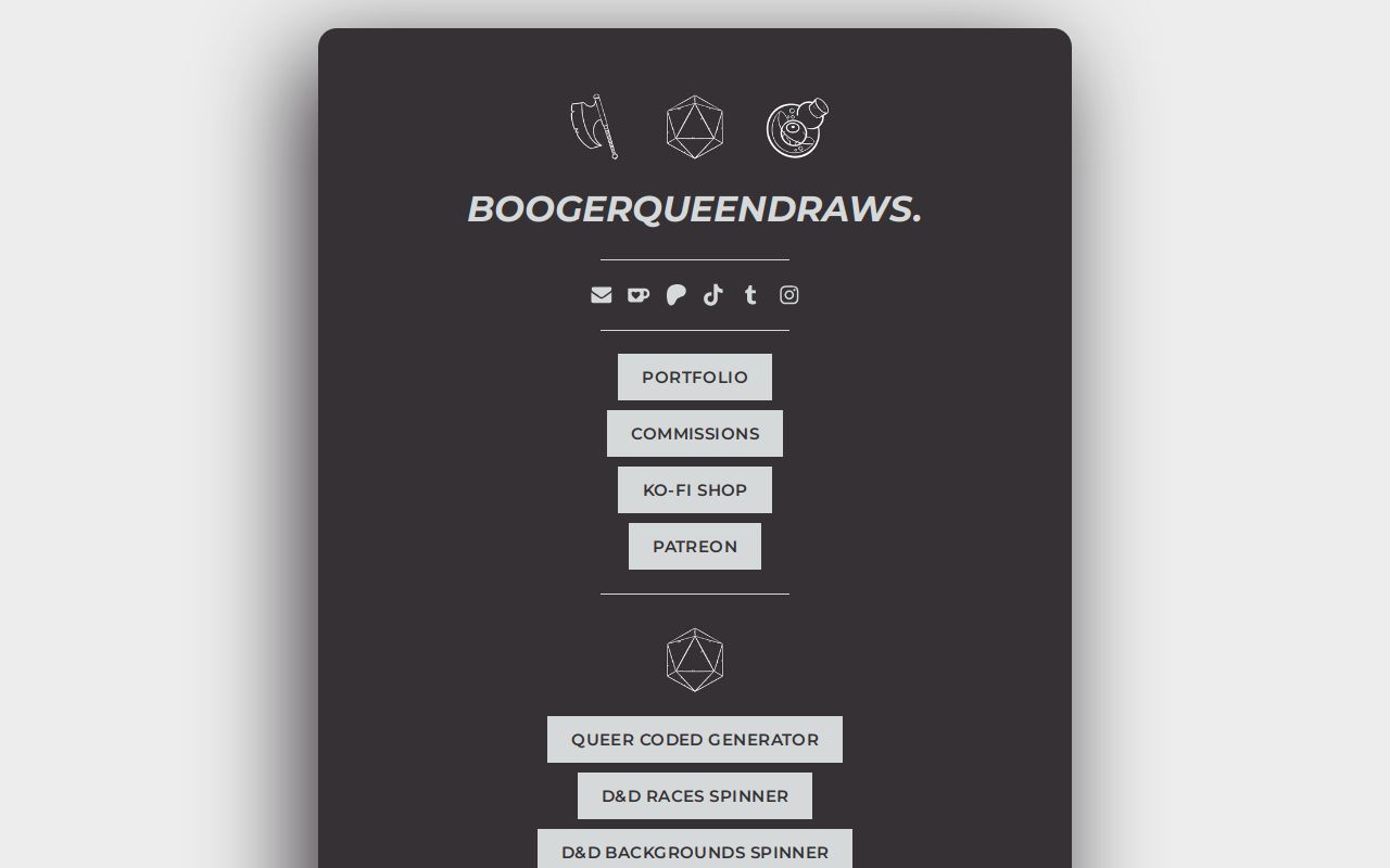 boogerqueendraws carrd